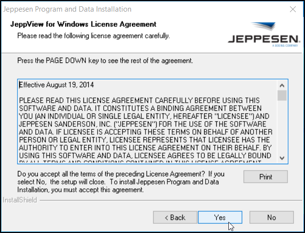JeppView for Windows Installation Guide